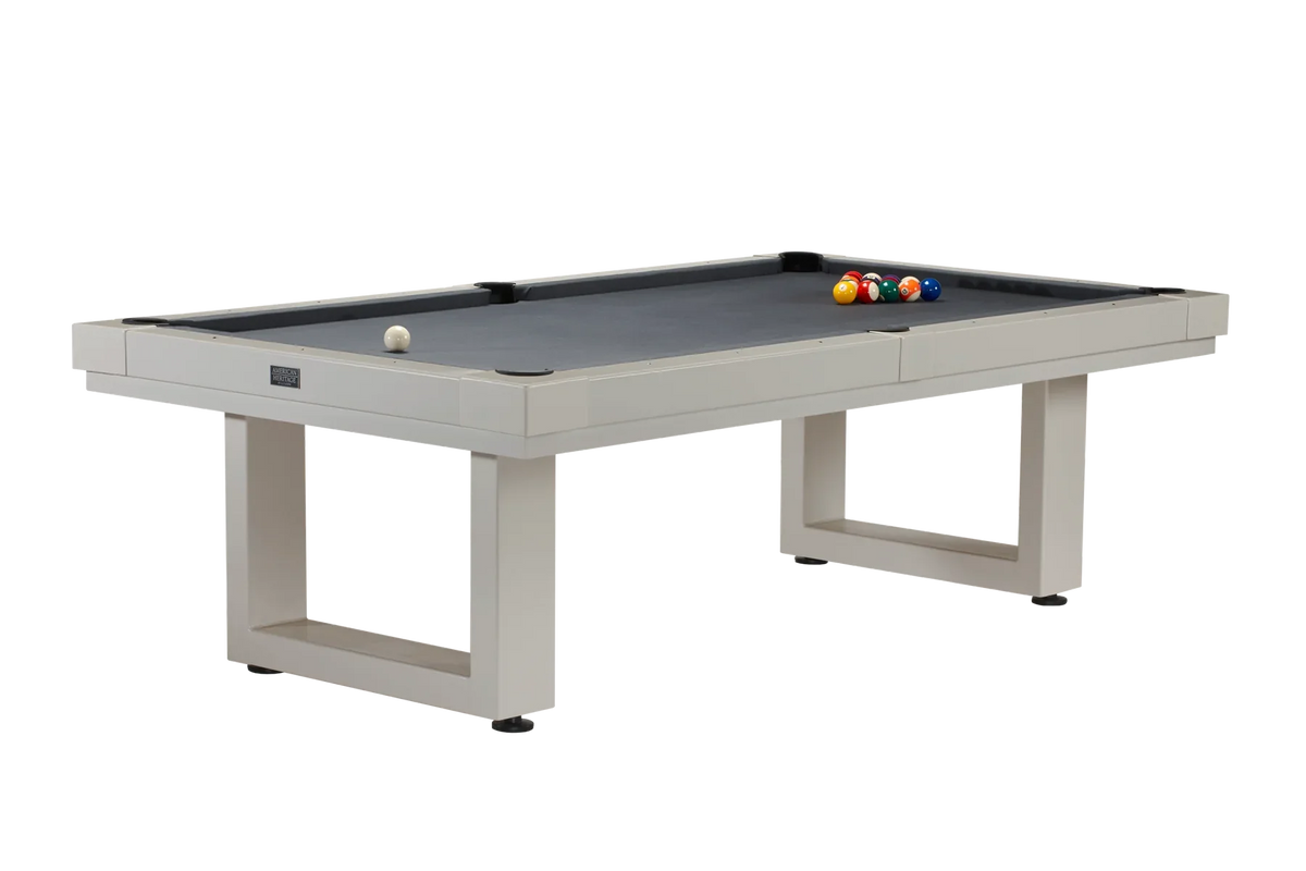 American Heritage Billiards Lanai 8' Outdoor Slate Pool Table In Oyste ...