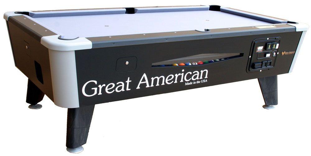 Great American Black Diamond Coin Operated Pool Table – Pro Pool Store