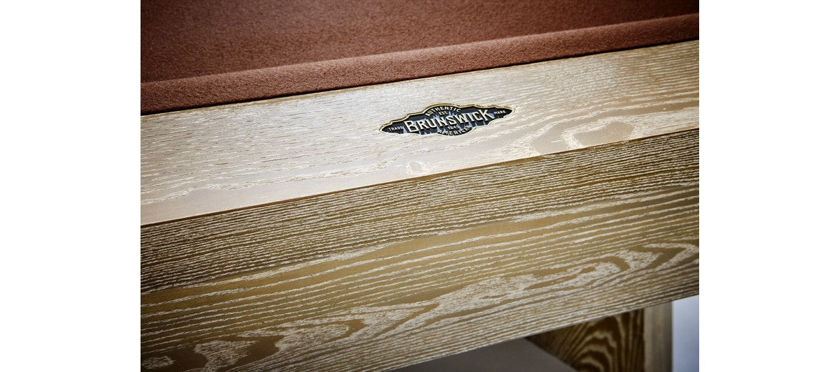 Brunswick Billiards Sagrada 8' Slate Pool Table in Sandwashed – Pro ...